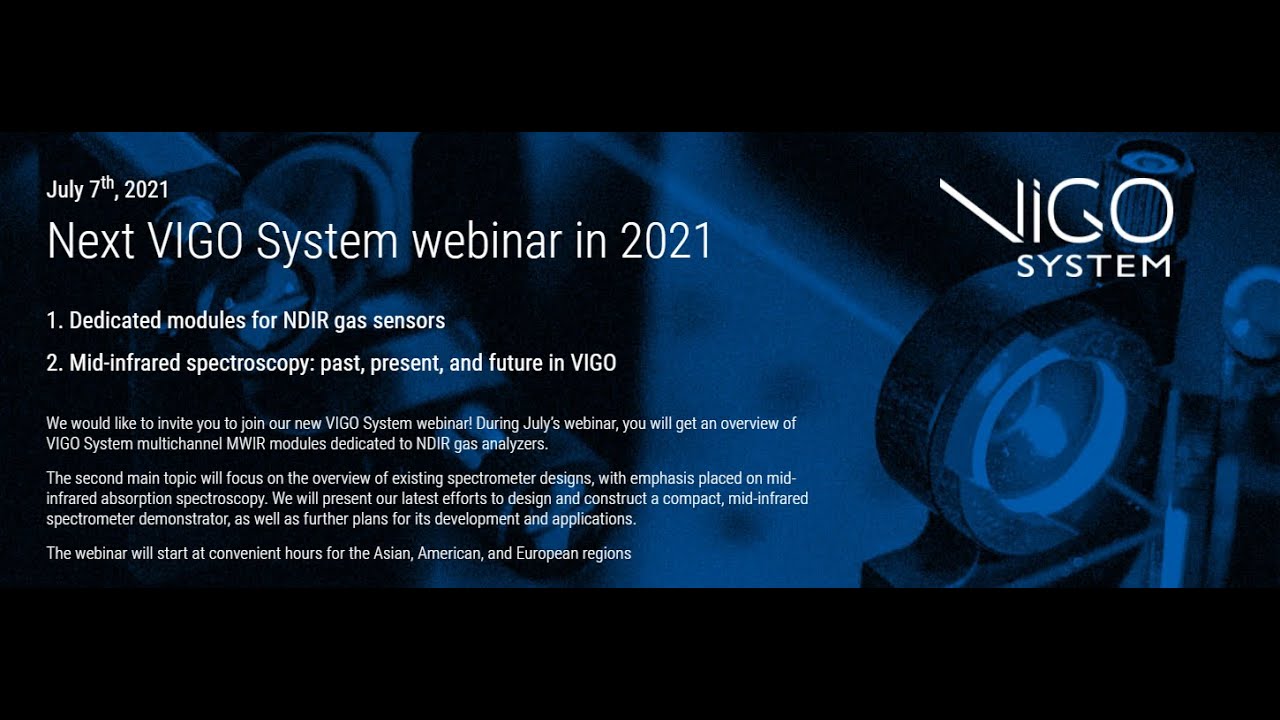 VIGO System Webinar: Dedicated modules for NDIR gas sensors, Mid ...