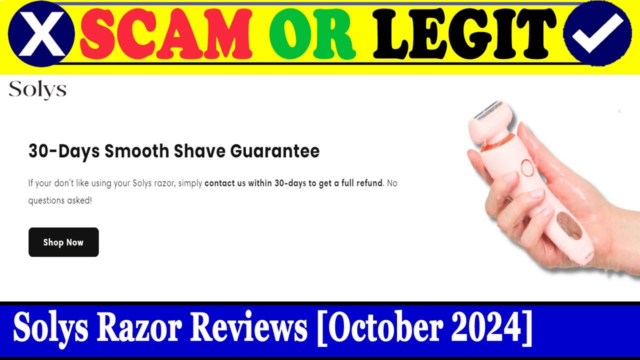 Solys Razor Reviews (Oct 2024) - Find Out The Validity Of This Website ...
