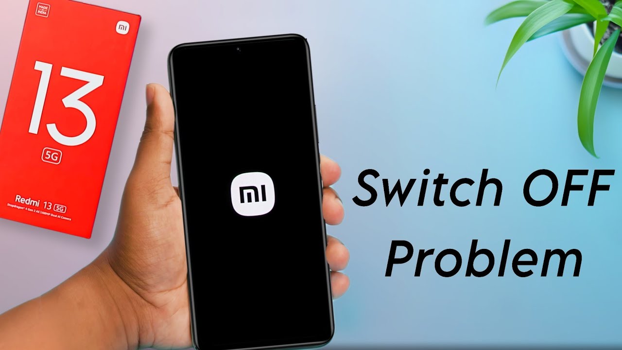 How to Switch OFF Redmi 13 5G, Redmi 13 Phone me Power Button se Switch ...