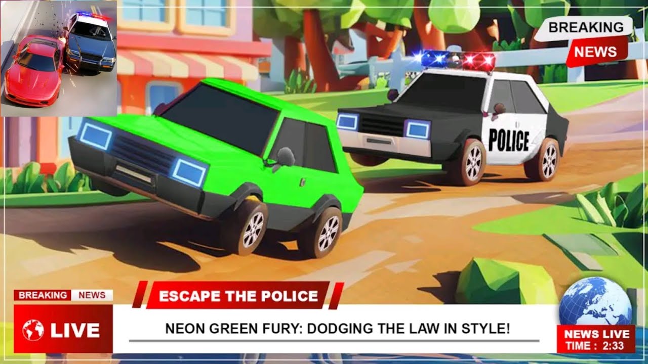 Getaway Car Chase Police Game - Car Games 3D - Police Car Game Android ...
