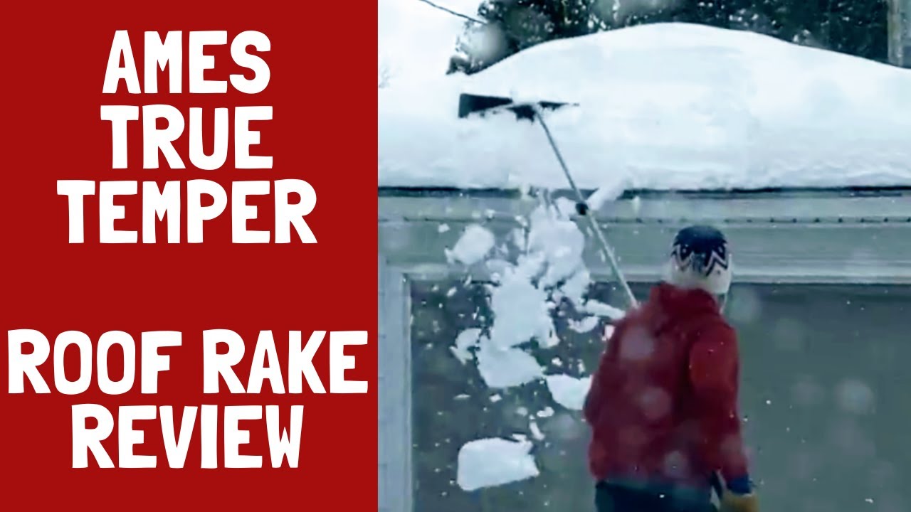 Ames True Temper Snow Roof Rake Review - YouTube