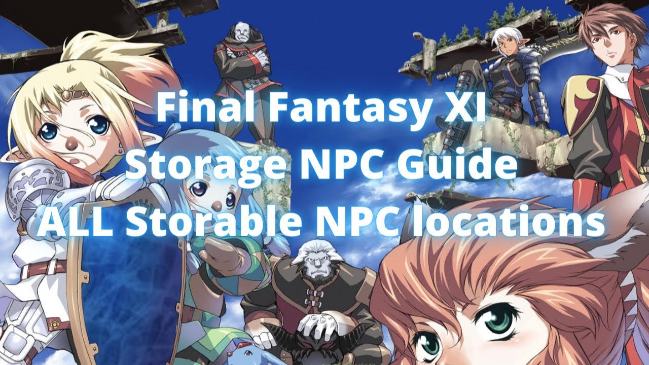 Final Fantasy XI: Storage NPC guide - YouTube