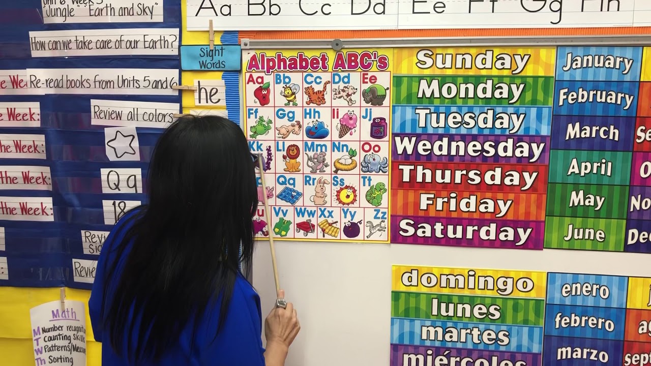 Singing the ABC traditional - YouTube