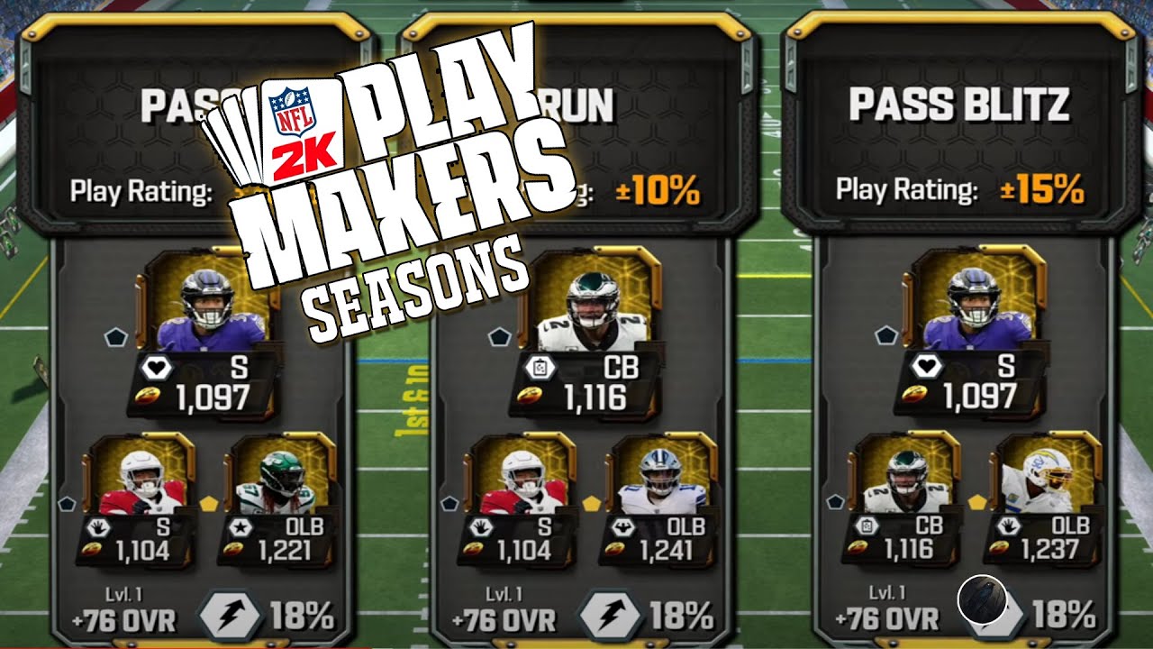 NFL 2K PLAYMAKERS! SEASON Walkthrough. Our first and Second EMERALD ...
