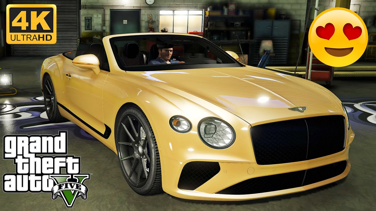 Bentley Continental GT Convertible 2020 tuning - GTA V test drive ...