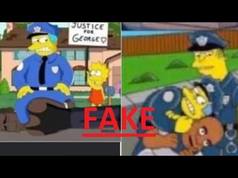 Simpsons Justice For George Floyd (Real Or Fake??) - YouTube