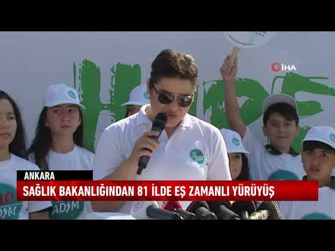 Sağlık Bakanlığından 81 ilde eş zamanlı yürüyüş