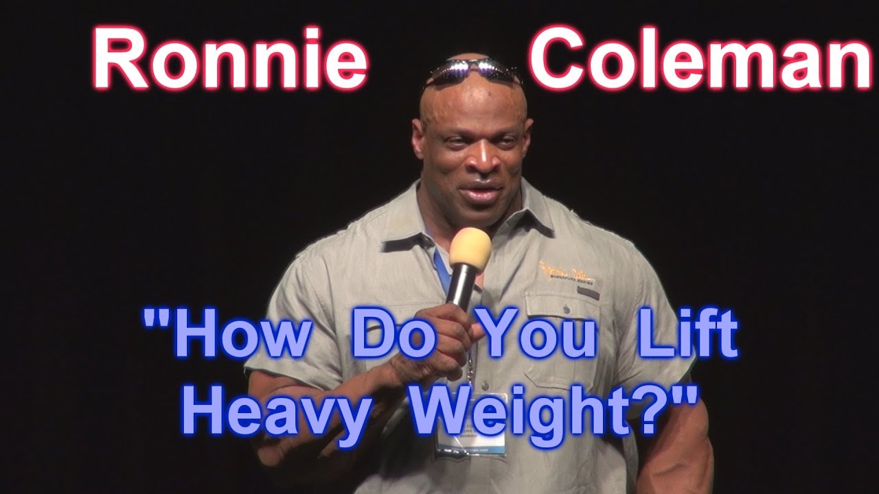 How Do You Lift Heavy Weight? - Ronnie Coleman Seminar at 2014 LA Fit ...