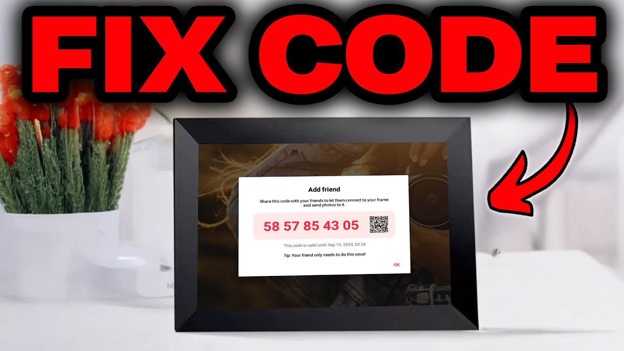 100% SOLVED! How To Fix Frameo Code Not Working - YouTube