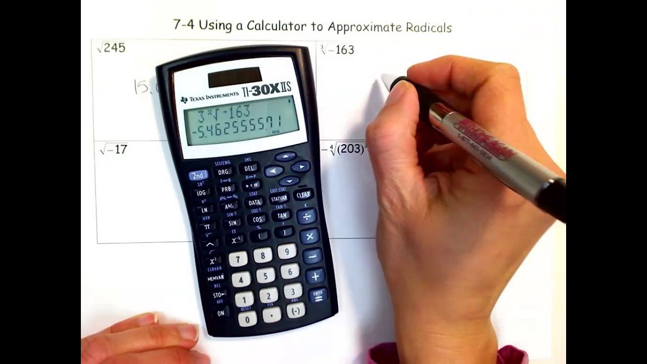 Using A Calculator To Approximate Radicals YouTube