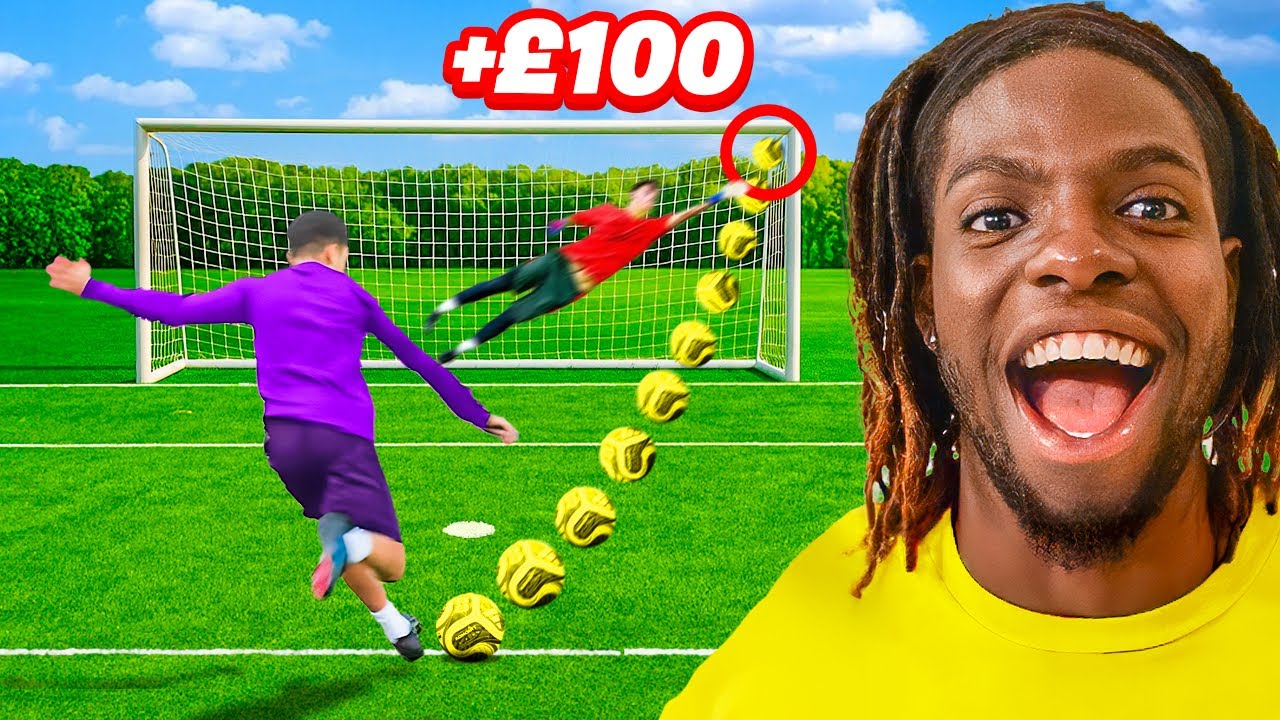 I Surprised SV2.. 1 Goal = $100 (Football) - YouTube