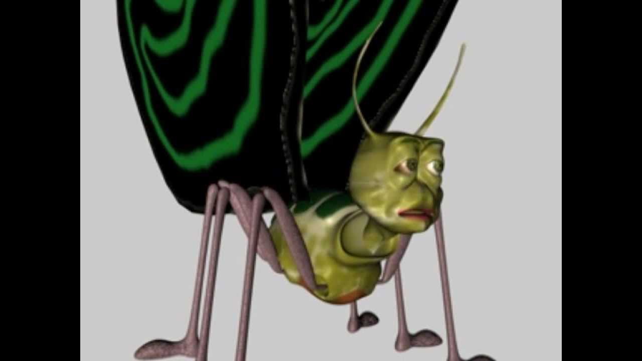 Cinema 4D - Derpy Butterfly [From R10 Tutorial] - YouTube