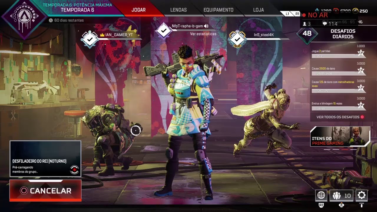 Transmissão ao vivo do PS4 de rapha b games então vamos de Família Nfpt - YouTube