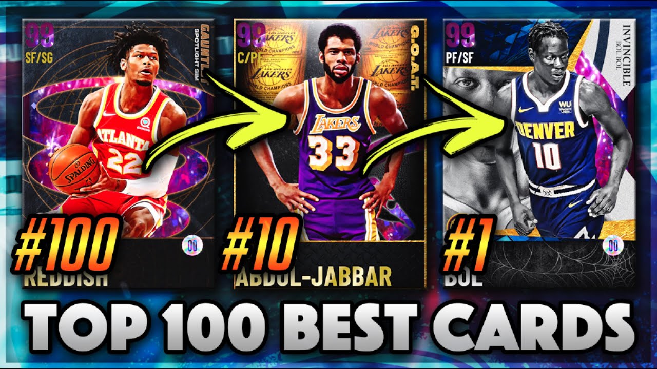 THE FINAL TOP 100 BEST CARDS IN NBA 2K21 MyTEAM!! - YouTube