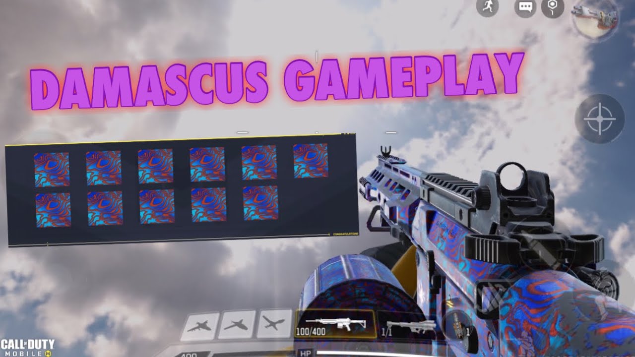 DAMASCUS COMPLETIONIST CAMO GAMEPLAY! - COD Mobile Season 11 - YouTube