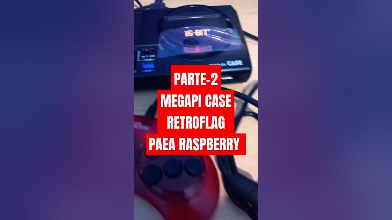 MEGAPI CASE. RETROFLAG. PARA RASPBERRY 3, 2. - YouTube