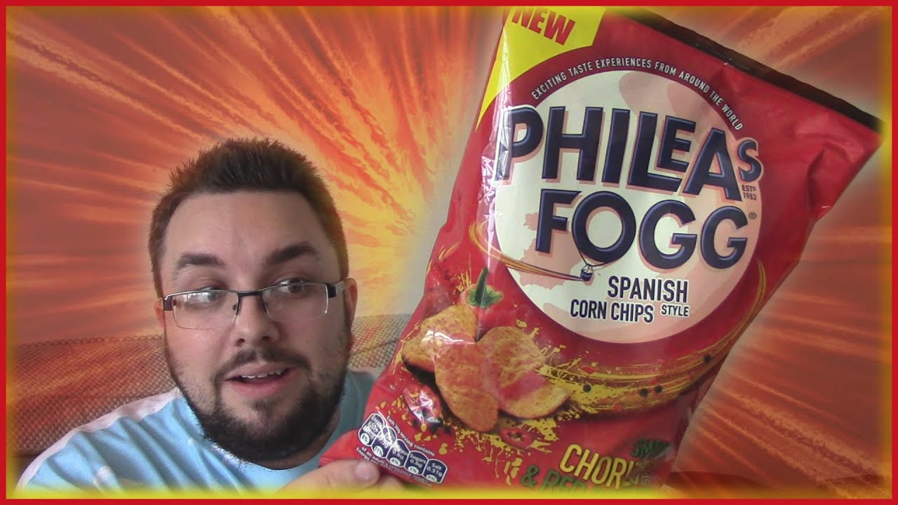 Phileas Fogg Chorizo & Red Pepper Corn Chips Review - YouTube