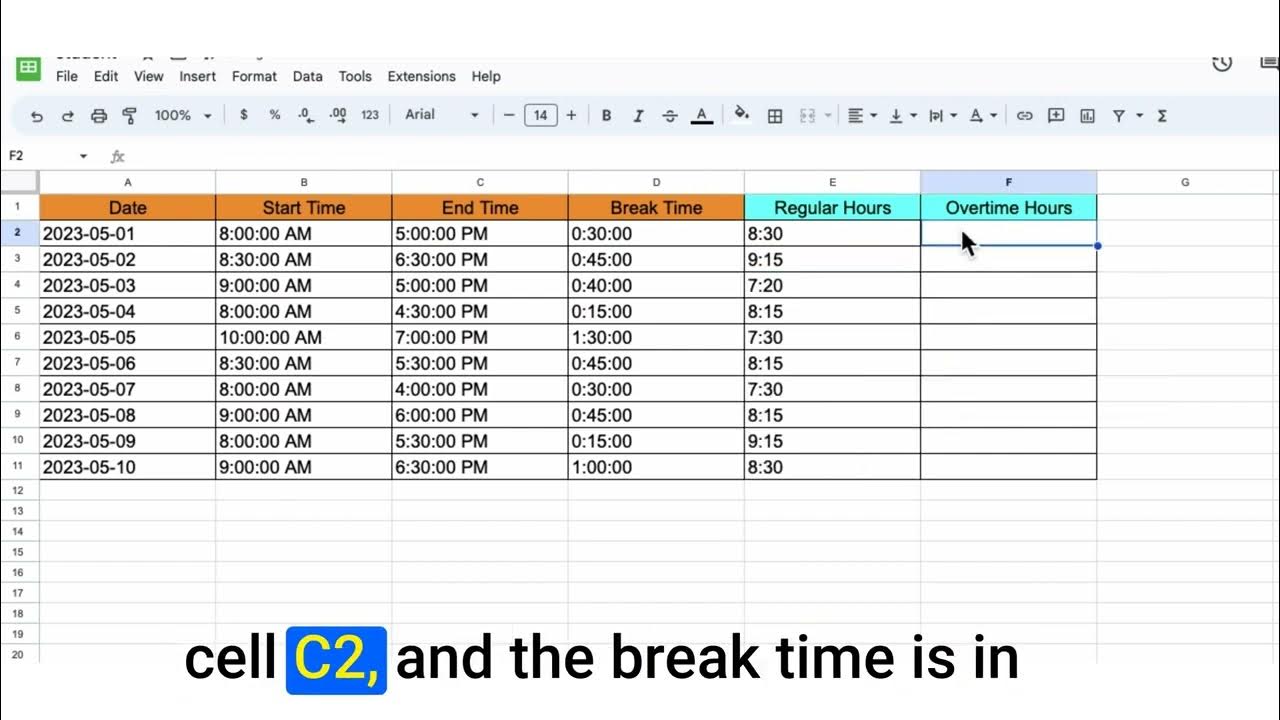 Employee Timesheets: Create a timesheet template for your employees ...