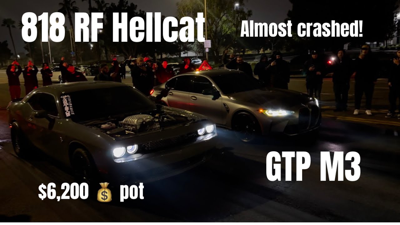 Insane ! GTP M3 Vs. 818 RF Hellcat CRASHED? #mexico #racing #mexico # ...