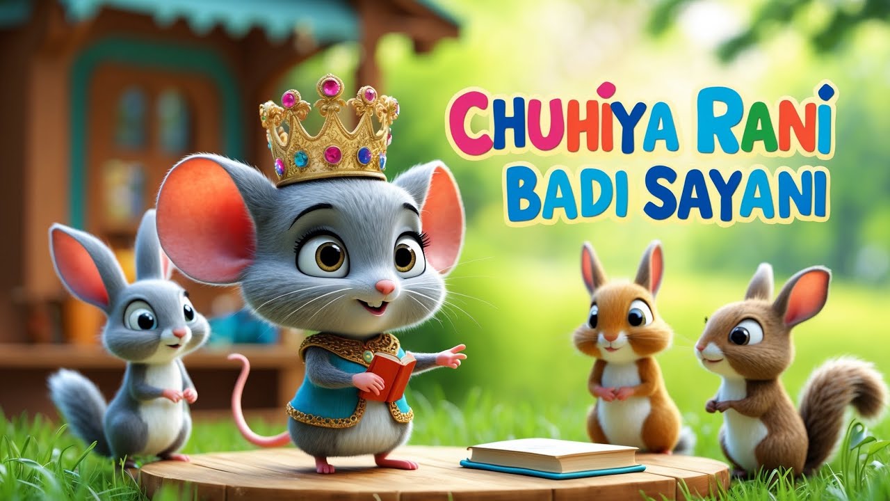 Moti Chuhiya Rani Badi Sayani - A Fun Hindi Nursary Rhymes for Kids ...