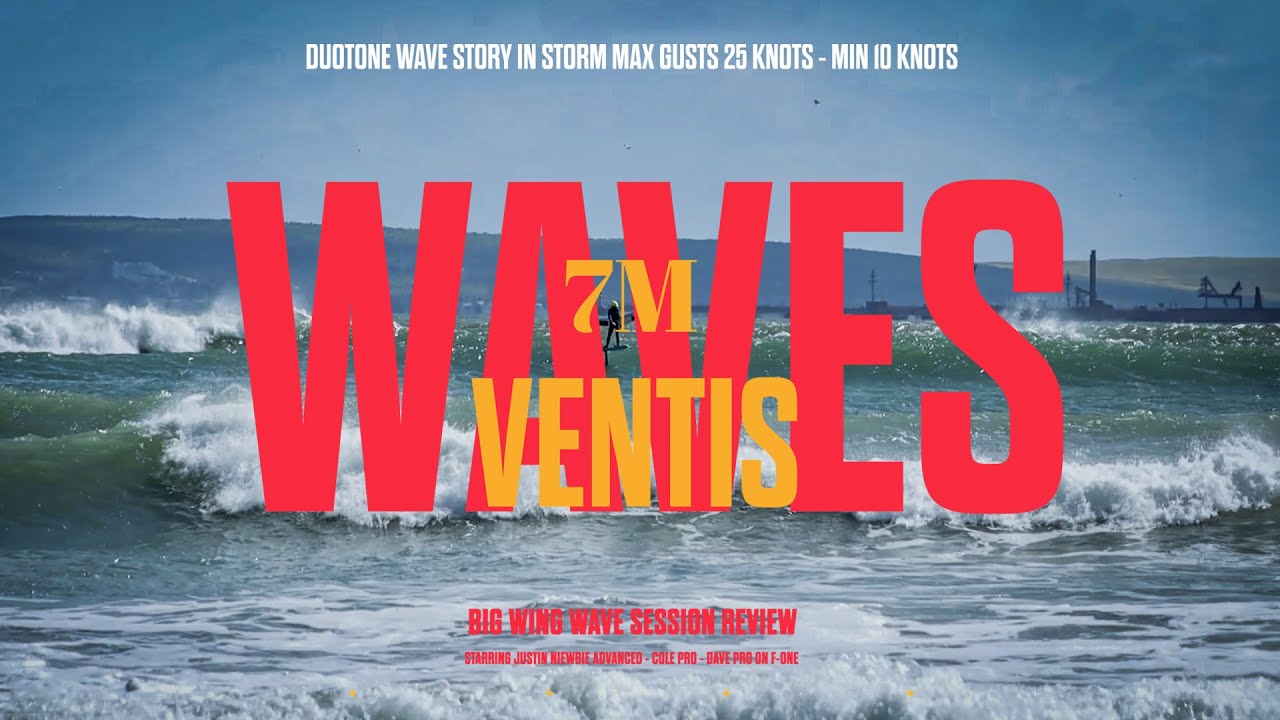 Duotone Ventis 7m 2025 Wingfoil Wave Light Review. Impressed in the ...