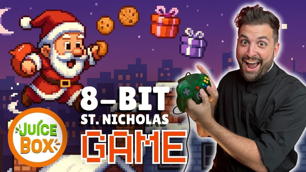 Who Was St. Nicholas? | Priest Plays 8-bit Saint Game | Gaming for Kids ...