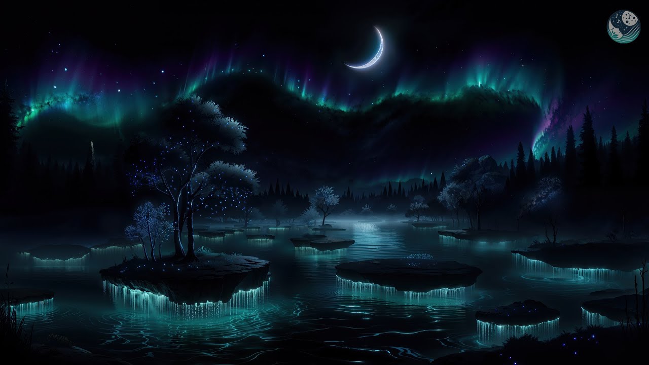 Falling Asleep Immediately • Serene Magical Lake • Release Of Melatonin ...