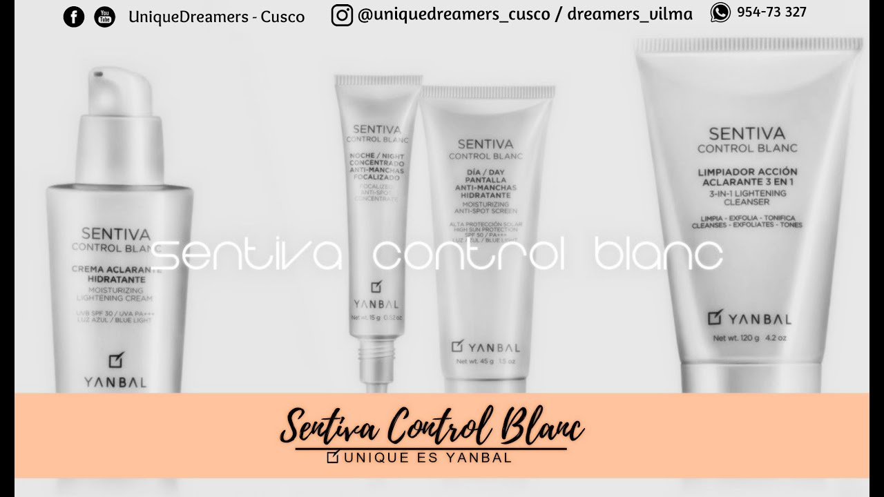 SENTIVA - CONTROL BLANC || UNIQUE ES YANBAL - YouTube