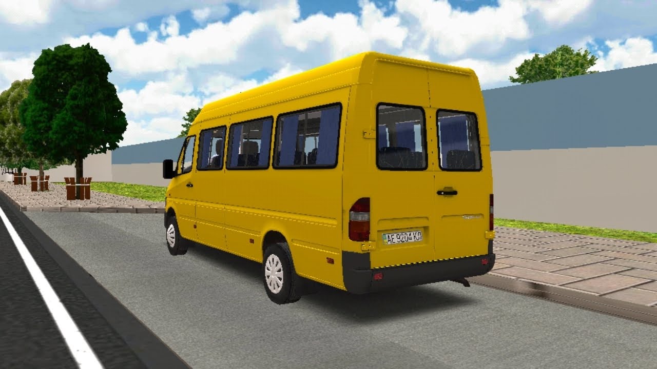 Proton Bus Simulator | Mercedes-Benz Sprinter 412 D - YouTube
