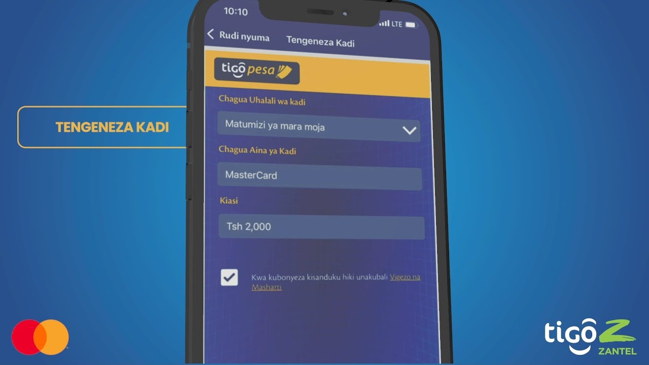 Jinsi ya kutengeneza Tigo Pesa Mastercard kwa matumizi ya mara moja ...
