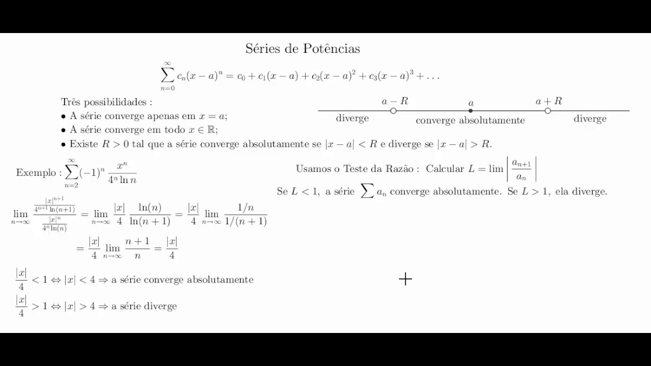 [Cálculo 3] Séries de Potências - YouTube