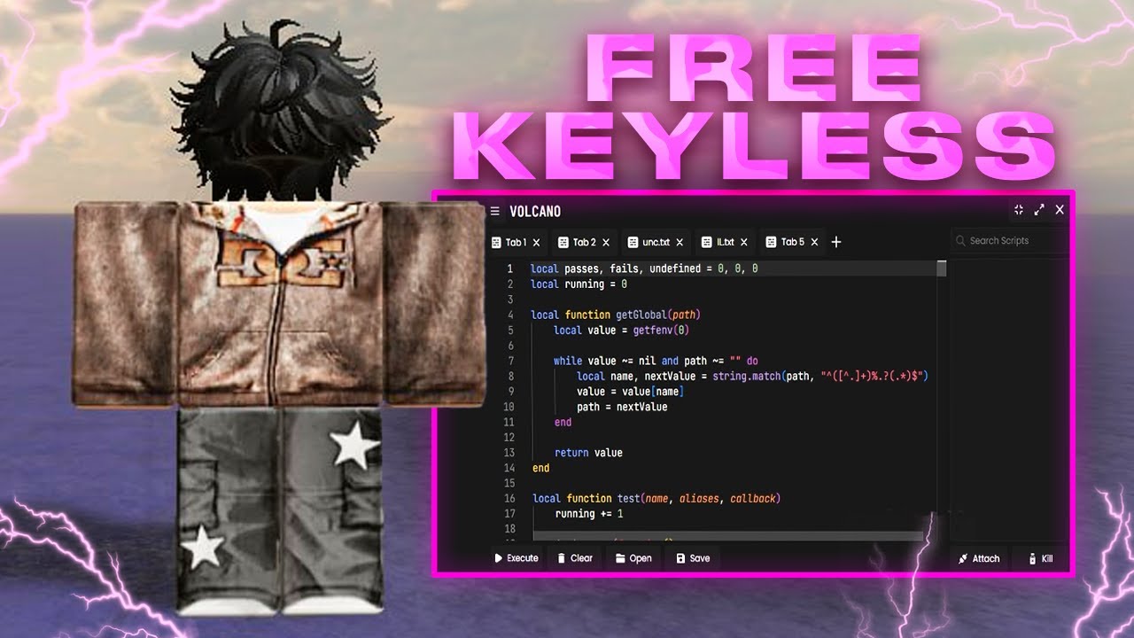 Roblox Executor VOLCANO Best OP Exploit for FREE, Script, No Key 2025 ...
