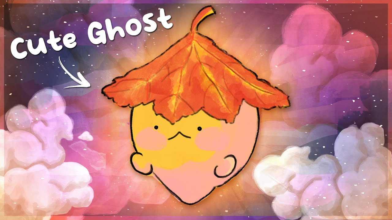 Drawing a Cute Autumn Ghost for my Animated Film - YouTube