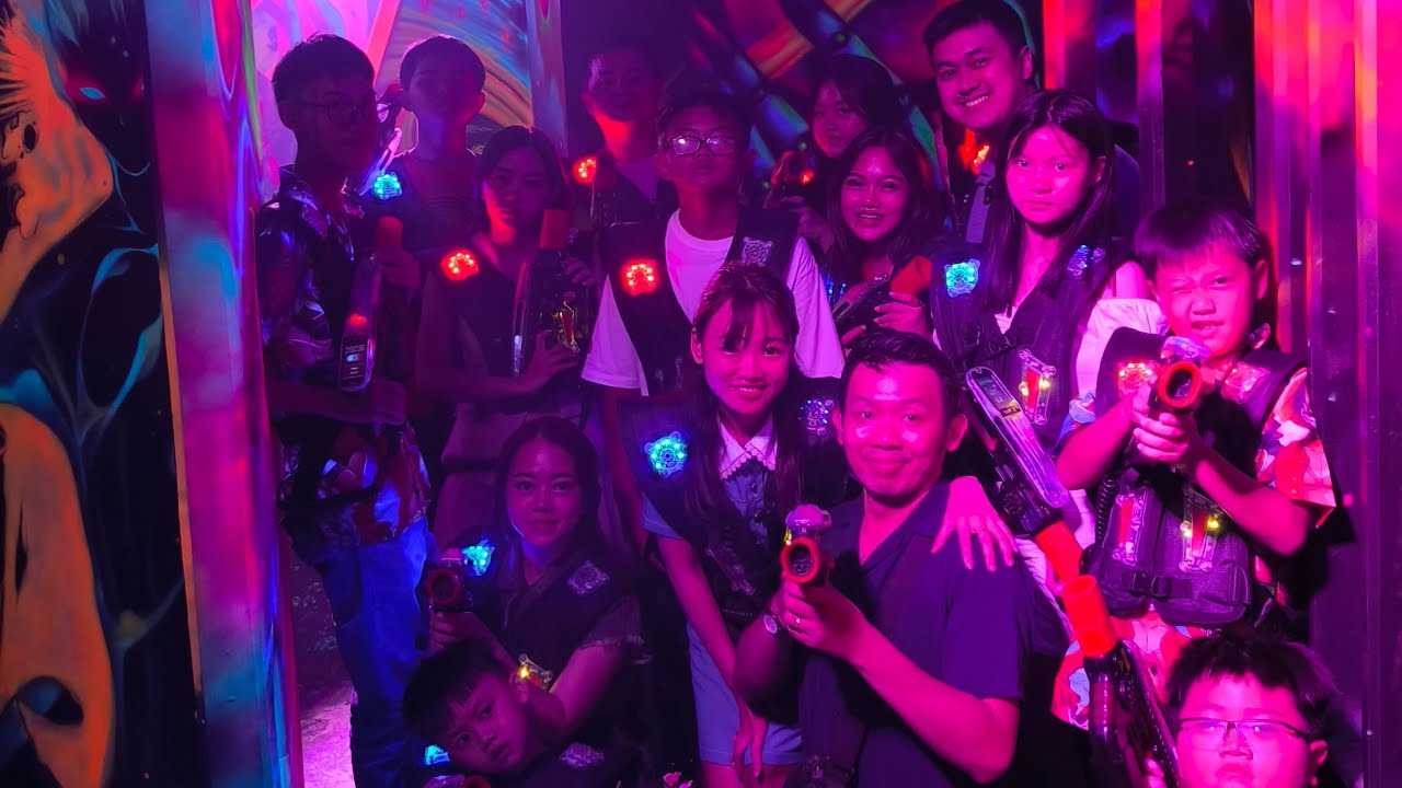 Keseruan bermain LASER TAG di Timezone Sun Plaza(wahana baru), Medan ...