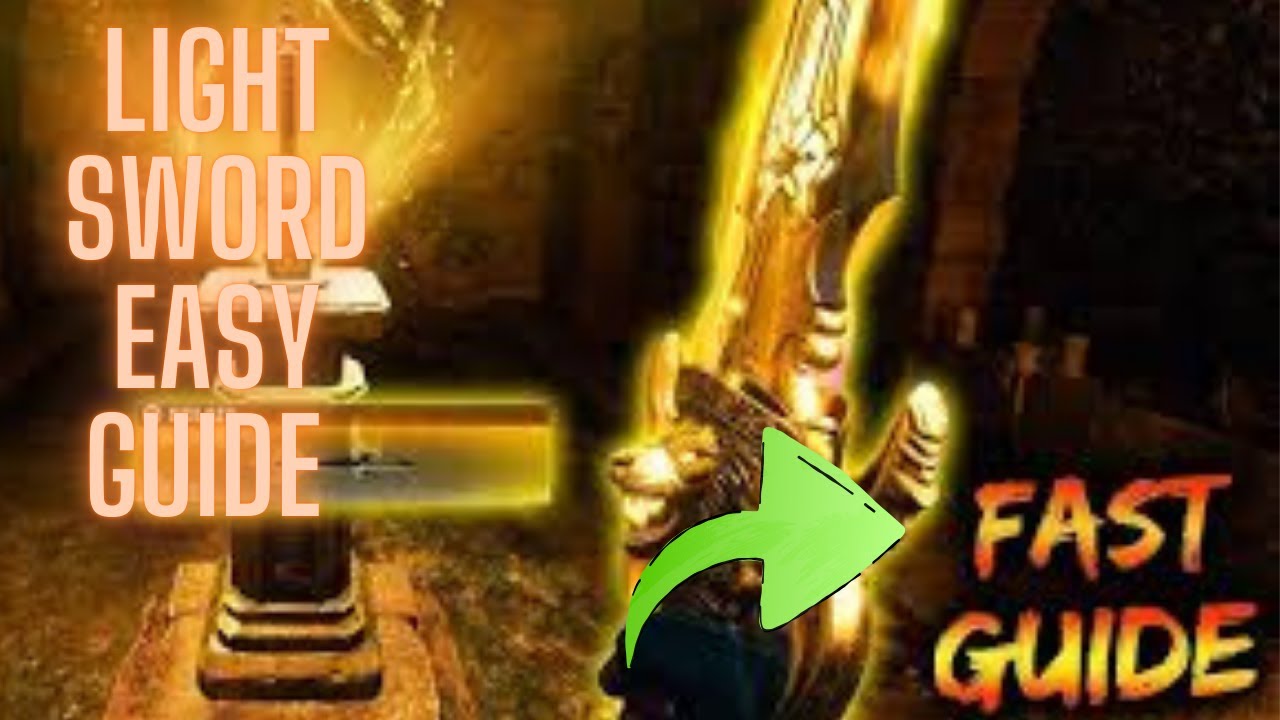 LIGHT SWORD UPGRADE GUIDE (Citadelle des Morts) - YouTube