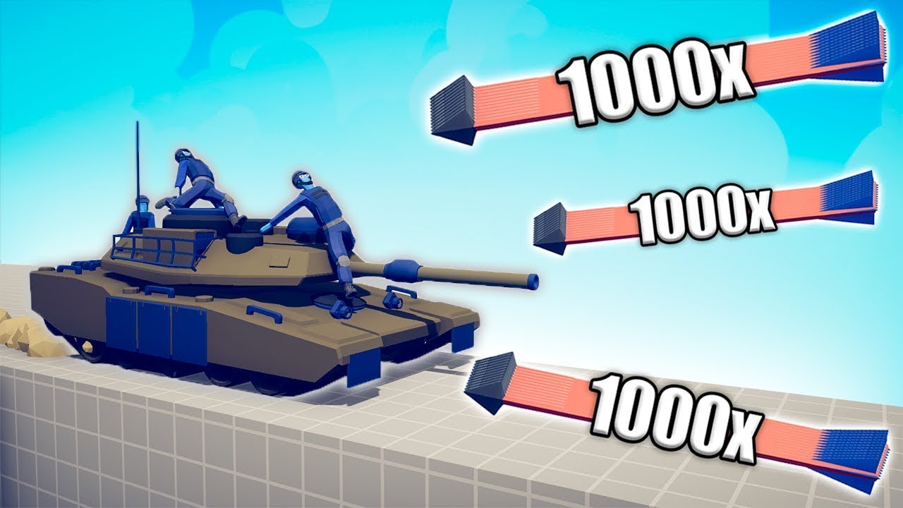 TANK vs 1000x OVERPOWERED UNITS - TABS | Totally Accurate Battle ...