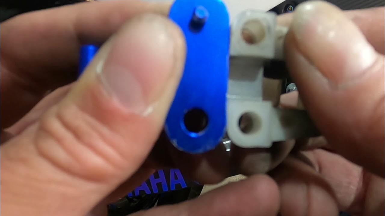 yamaha 125 dtr adaptation attache durite avia avant et arrière et escargot - YouTube