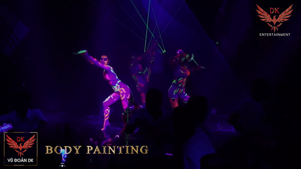 Vũ đoàn DK | Biểu diễn Body Painting Dance | DK Entertainment Media ...