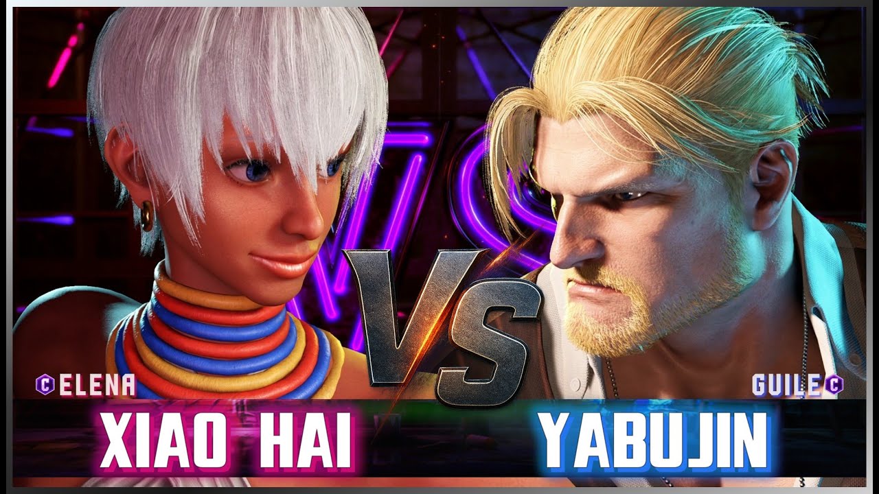 SF 6 ⚔ XIAO HAI (Elena) 🆚 YABUJIN (Guile) ⚔ Master Level Gameplay - YouTube