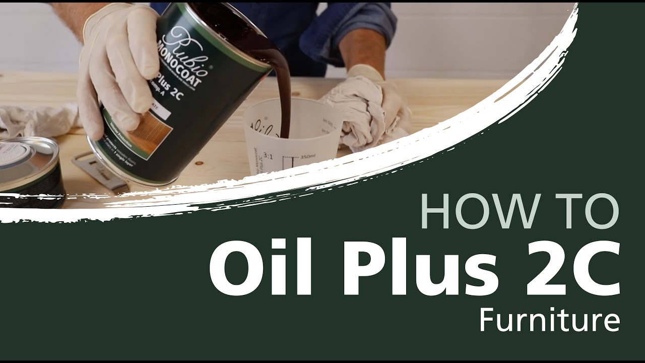 How to oil your wooden table with the Oil Plus 2C | Rubio Monocoat ...