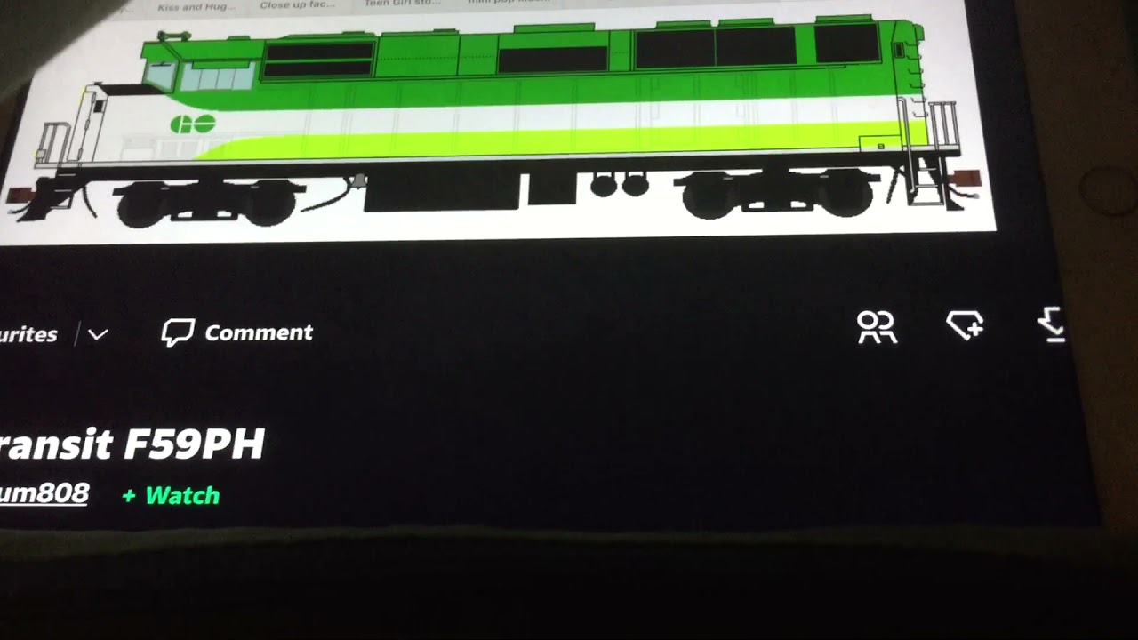 New paint scheme options for Surviving GO Transit F59PHs 557-564 - YouTube