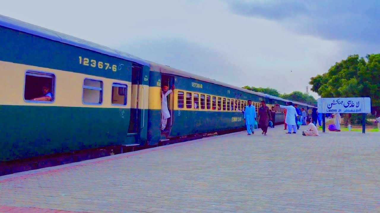 Landhi Junction - Best view with Train || #nowinformative #trains - YouTube