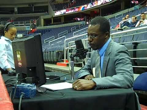 Charles Trahan Wizards PA Announcer Tryout - YouTube
