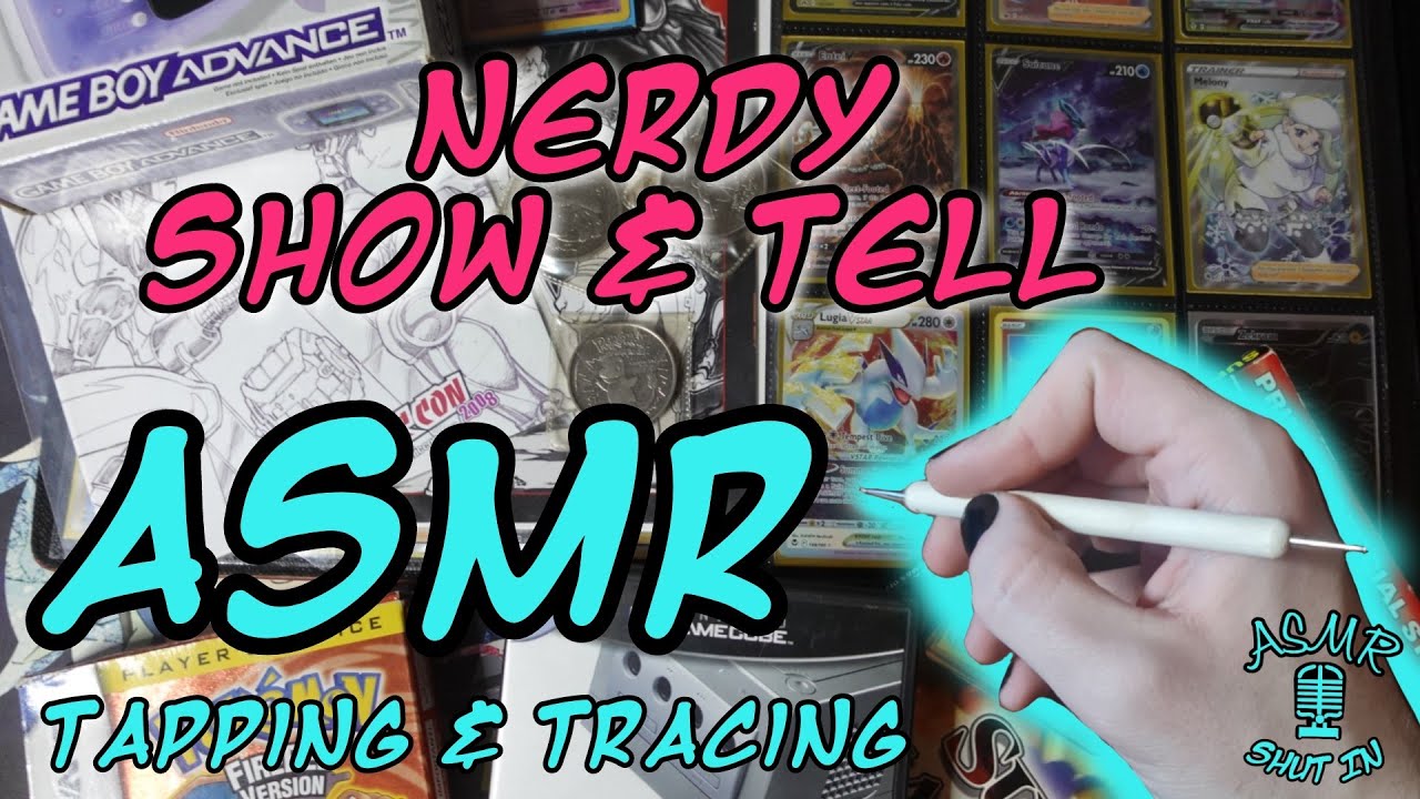 ASMR | nerdy show & tell | tapping & tracing (soft-spoken Scottish accent) - YouTube