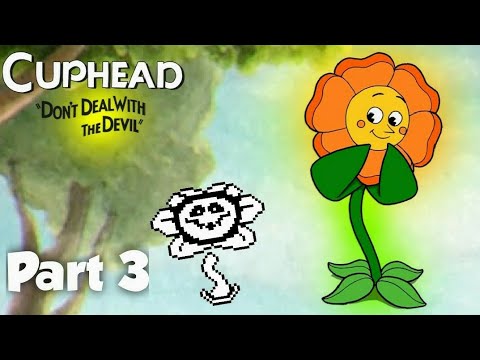Flowey in Cuphead???? Cuphead PS4 Part 3 ft. brotherprivate - YouTube