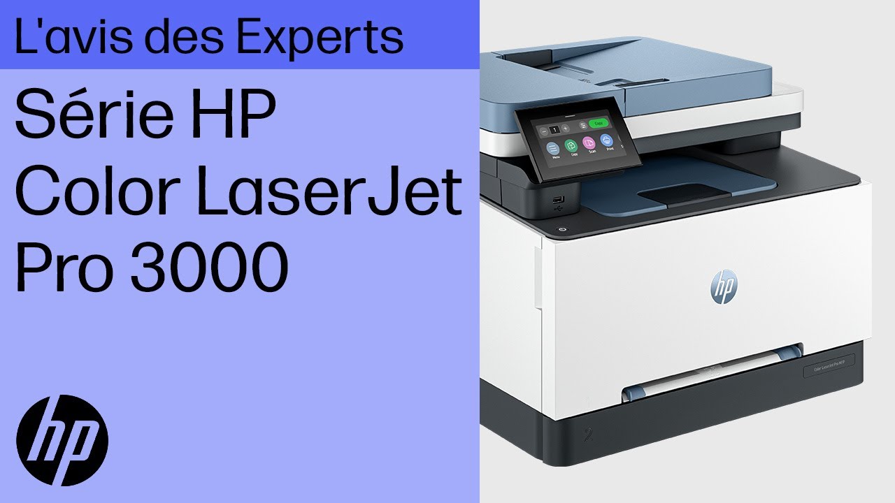 Série HP Color LaserJet Pro 3000 - YouTube