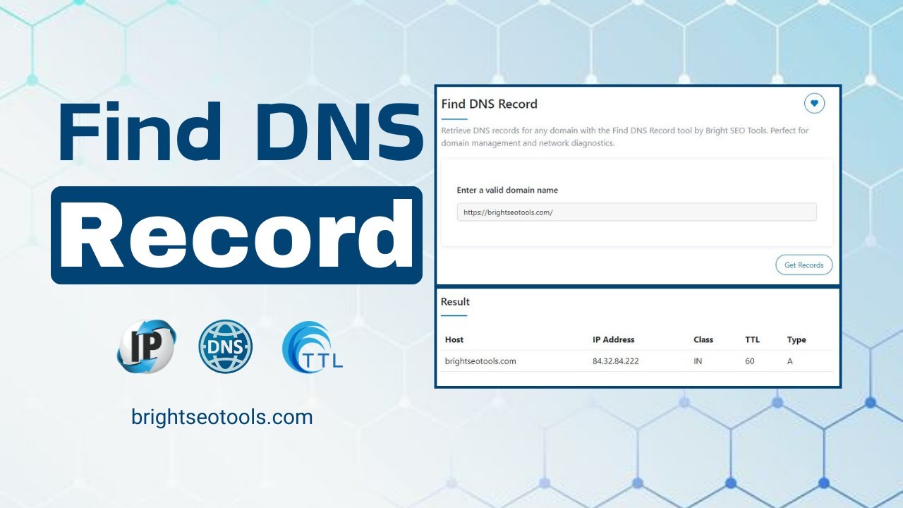 How to Find DNS Records of Any Website: DNS Record Tool - YouTube