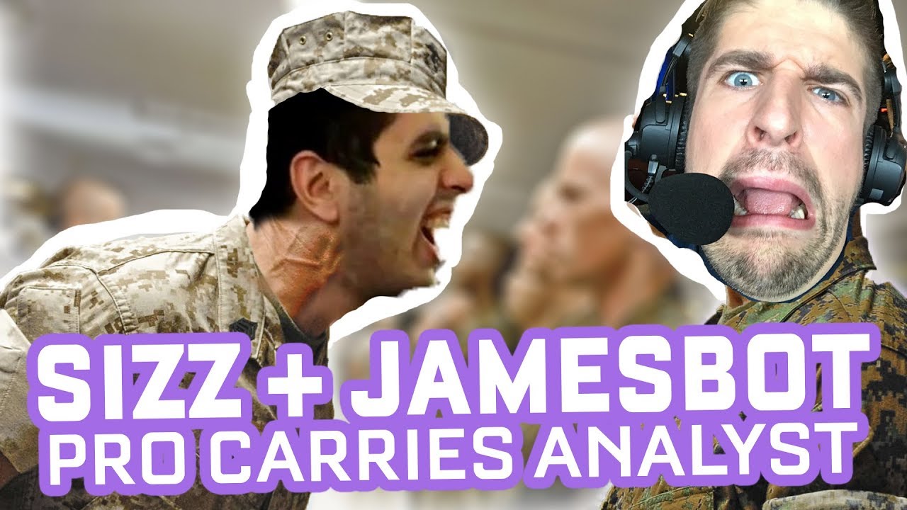 SIZZ CARRIES RLCS ANALYST JAMESBOT - YouTube