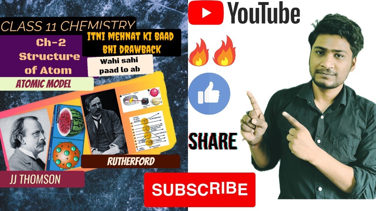 class 11 chemistry || chapter 2 || atomic model (1) || part2 # ...