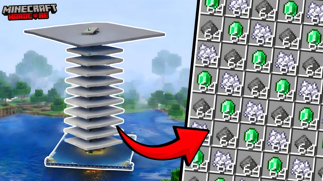 MY NEW OP MOB FARM in Minecraft Hardcore🤩 | Hindi Ep- 13 - YouTube